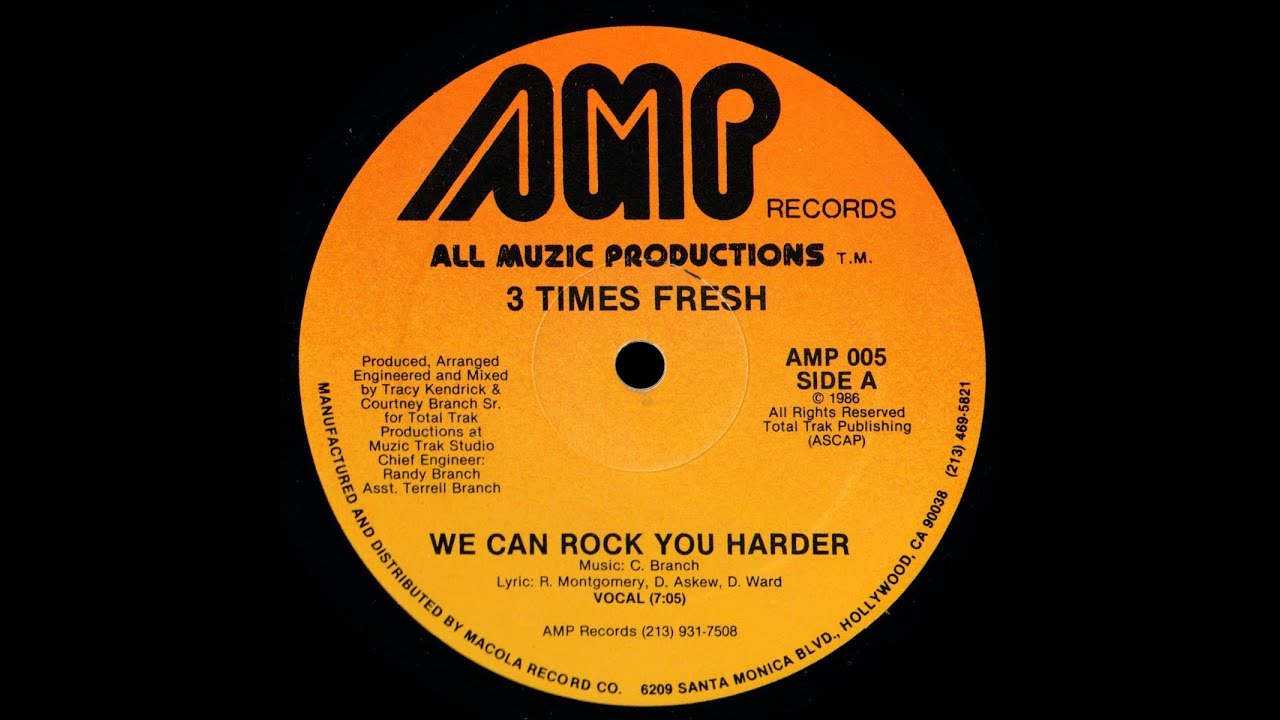 3 Times Fresh - We Can Rock You Harder - Vocal '86 - YouTube