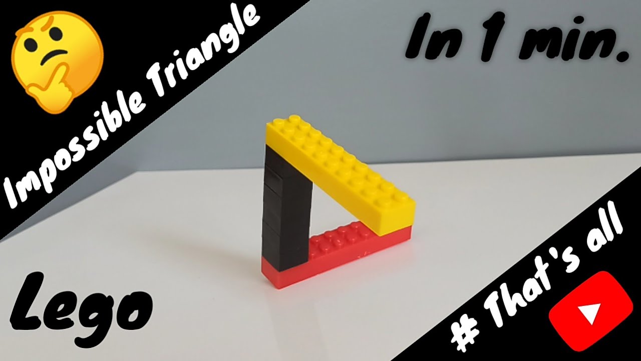 # How to make Impossible Triangle with Lego | Lego Impossible Triangle ...