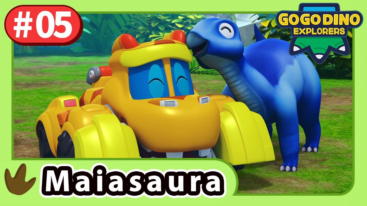 GOGODINO EXPLORERS | EP05 Good Mother Lizard, Maiasaura | Dinosaur ...