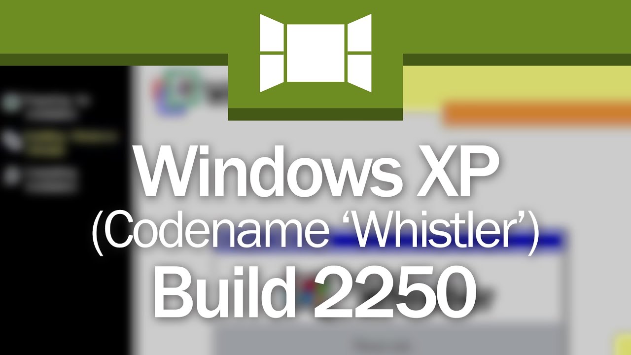 Windows XP Build 2250: "...And The Ghosts Of Neptune" - YouTube