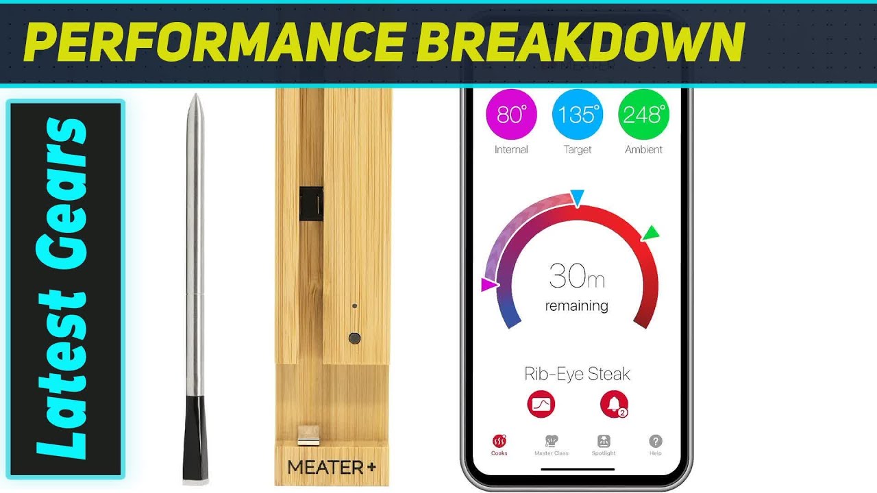 Meater+ Best Wireless Meat Thermometer for Perfect Cooking Every Time ...