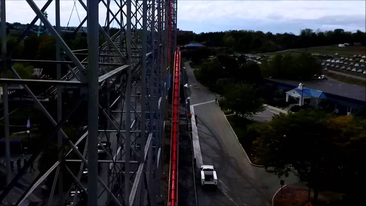 Dorney Park: Steel Force / On Ride Front Row POV / October 4, 2014 ...