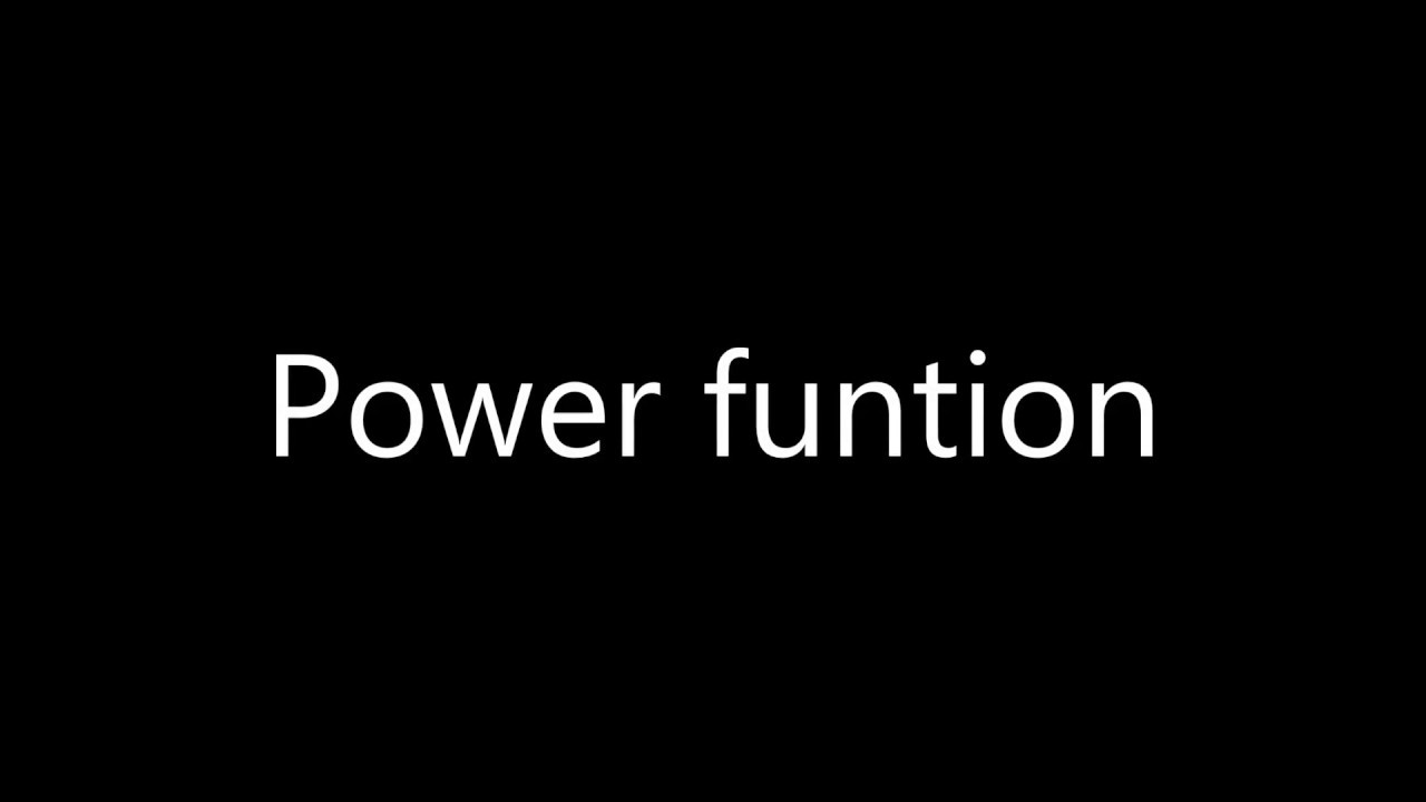 Use Of Power Function In C Youtube