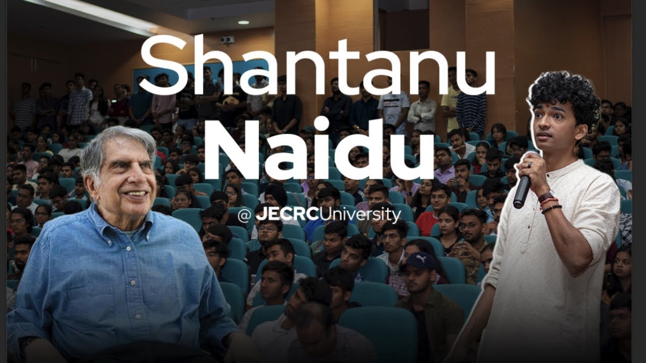 Shantanu Naidu at JECRC | Launching of JECRC Startup School | JECRC ...