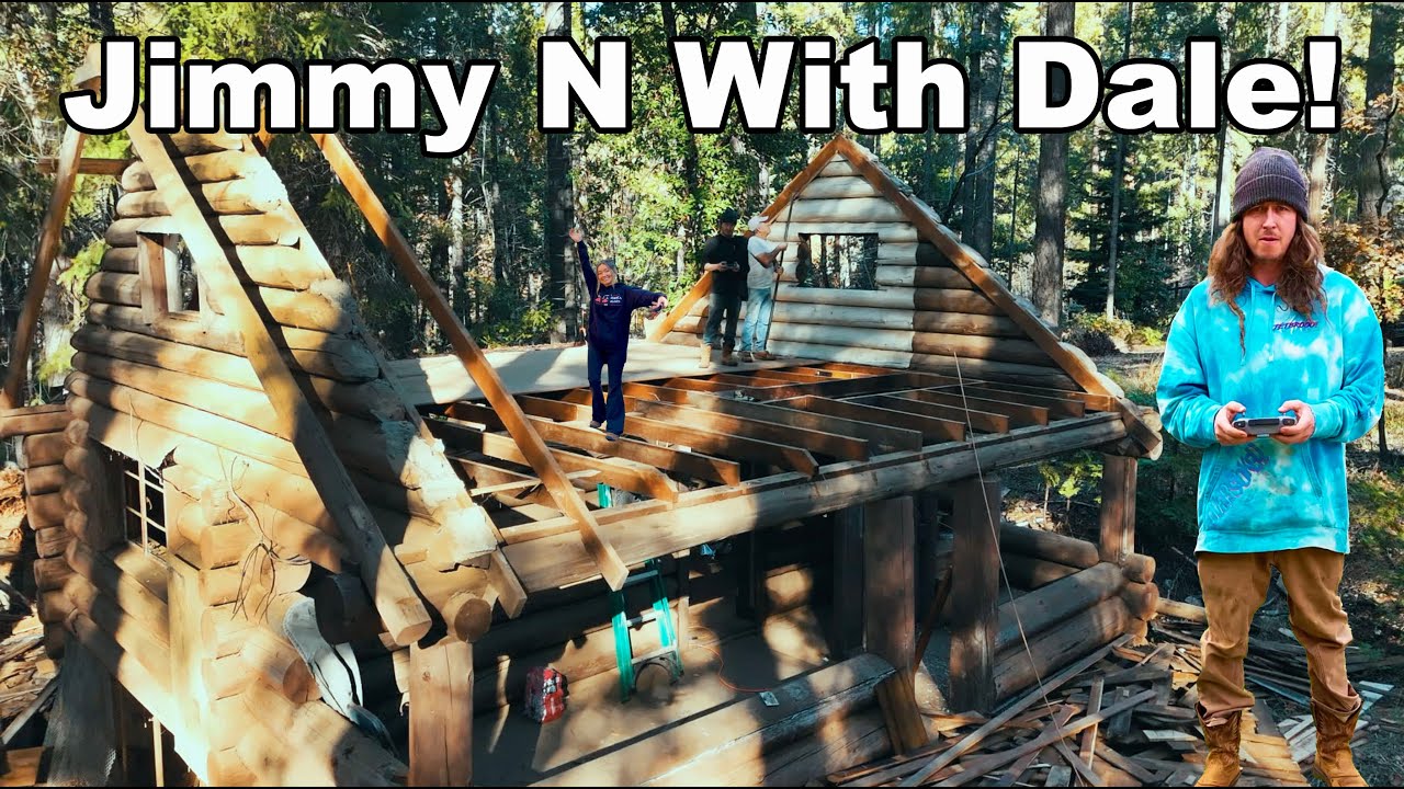 Jimmy N with Dale – Off-Grid Log Cabin Tear Down! (Ep.1) - YouTube