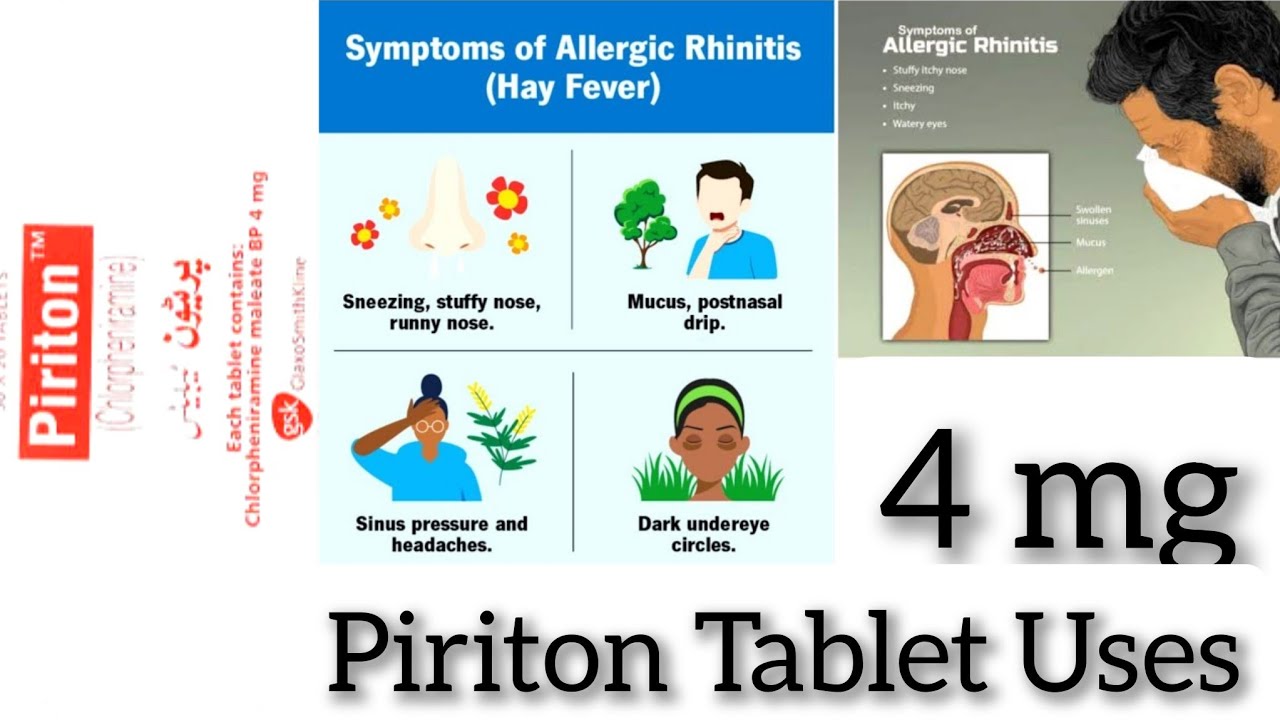 piriton tablet uses in urdu - YouTube