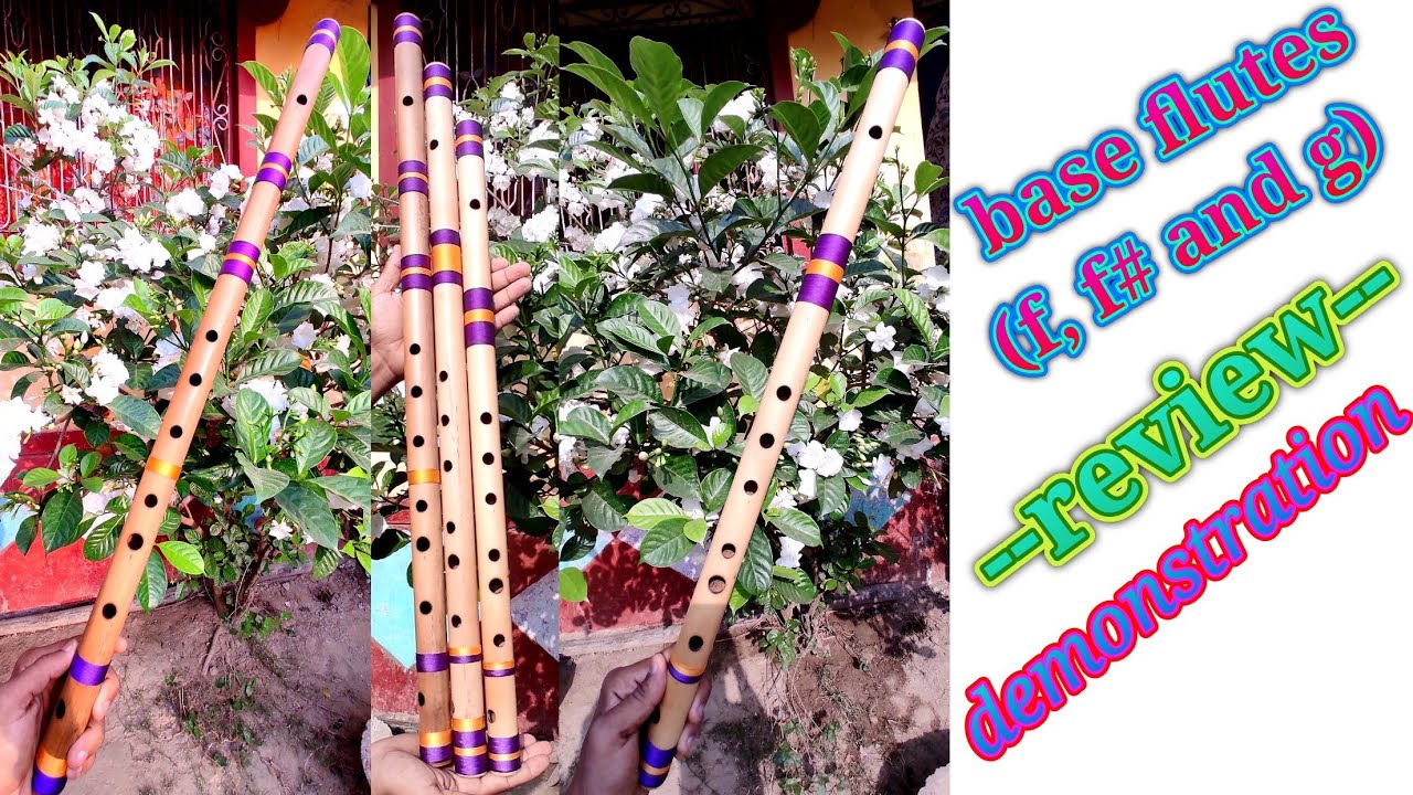 f base f# base and g base flute demonstration | flute tuning #flutes # ...