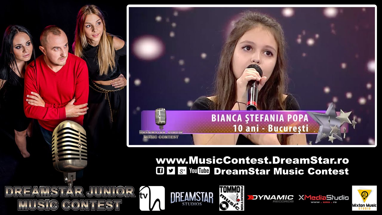 BIANCA STEFANIA POPA - Chandelier (voce live) | DreamStar Junior Music ...