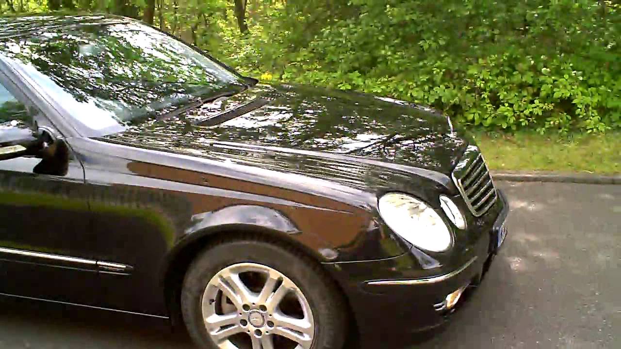 2007 MERCEDES E220 CDI AVANTGARDE AUTO SALOON BLACK MERCLAND - YouTube