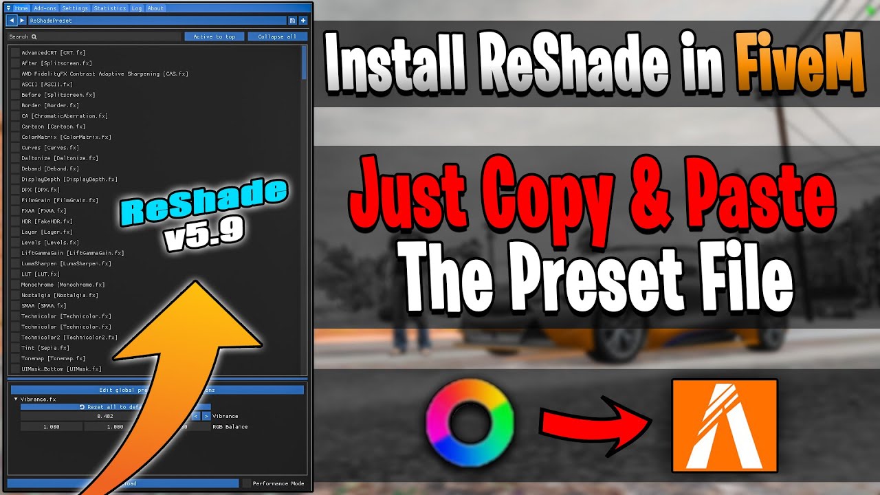 How To Install ReShade in FiveM | 2023 ReShade New Release v5.9.0 With ...