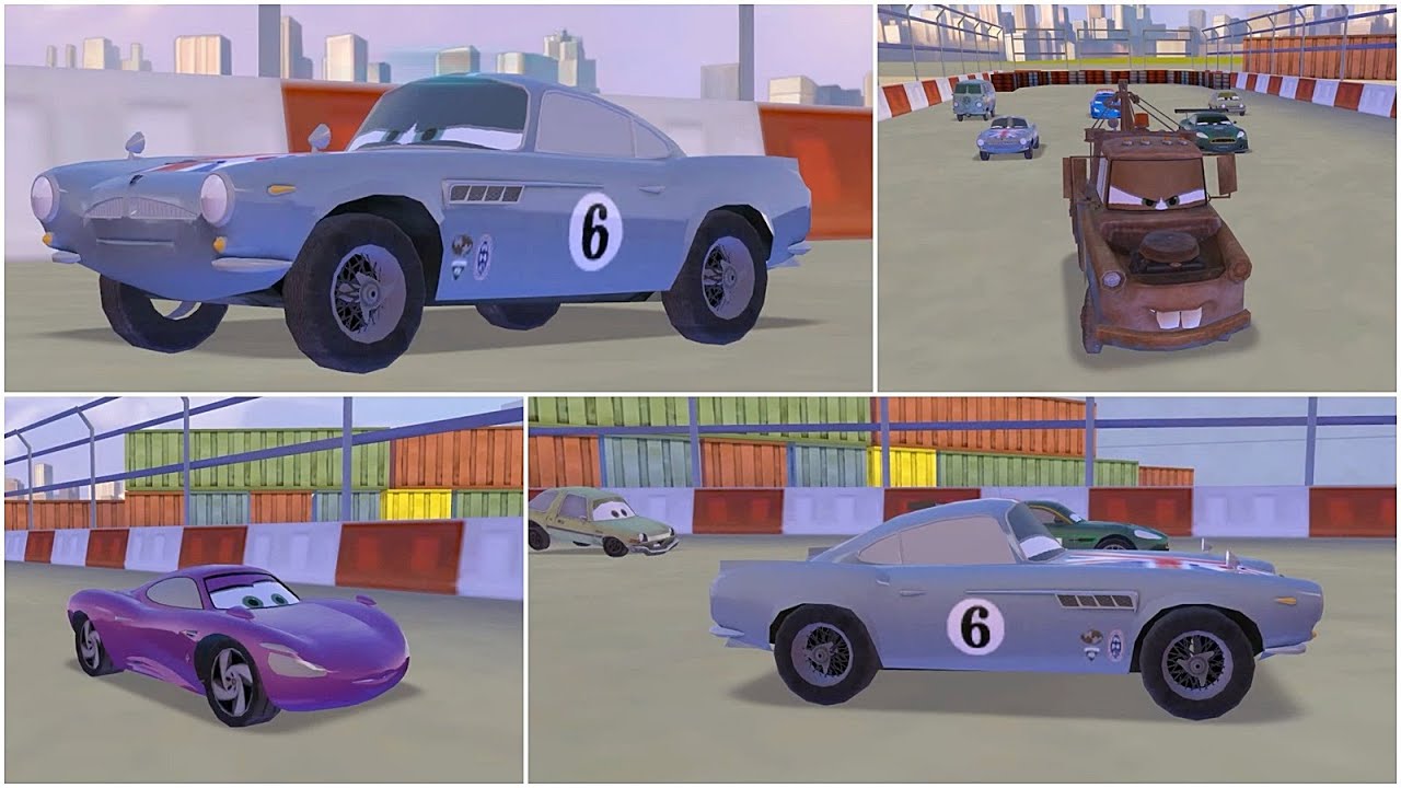 Finn Union Jack race at Runway Tour, Cars 2 The Video Game PC Gameplay ...