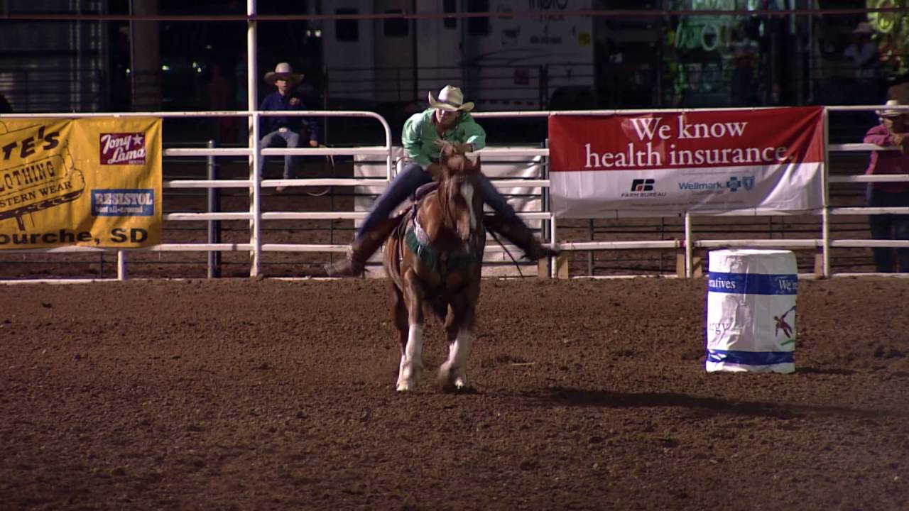 Alyssa Lockhart Barrel Racing - 2016 South Dakota High School Rodeo ...