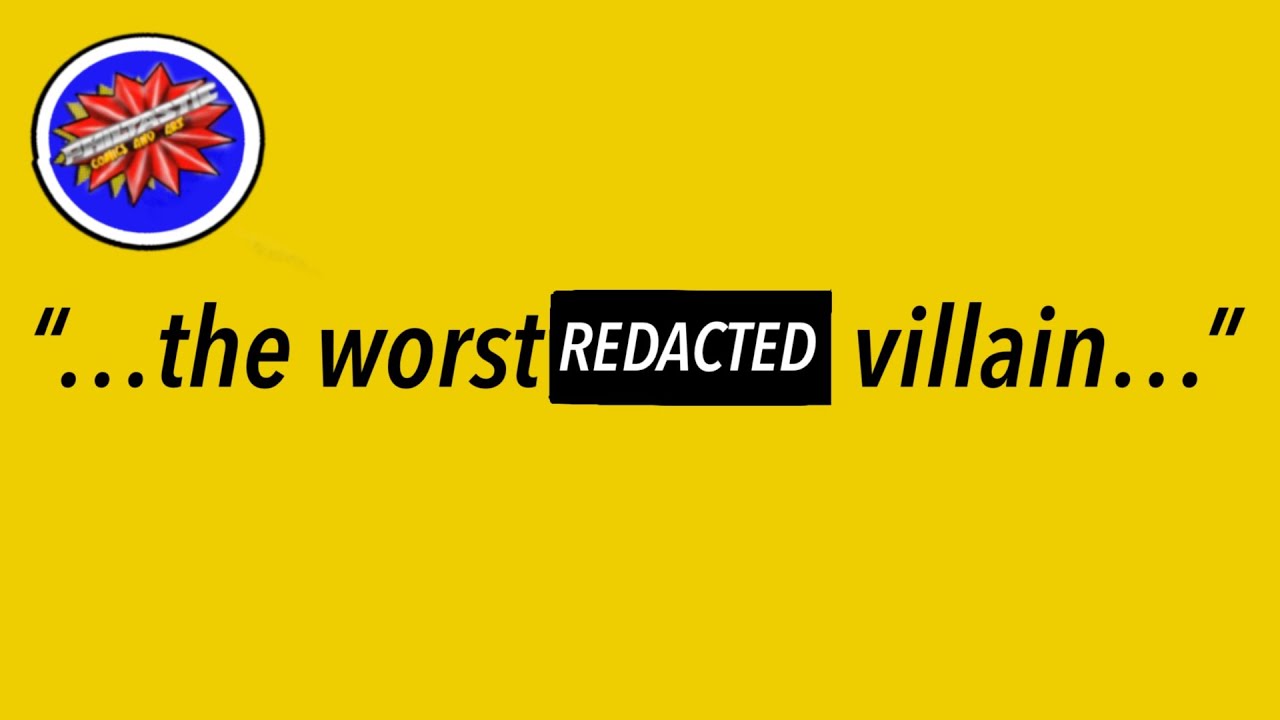 #unboxing a #comic haul that includes the WORST ***REDACTED*** OF ALL ! - YouTube