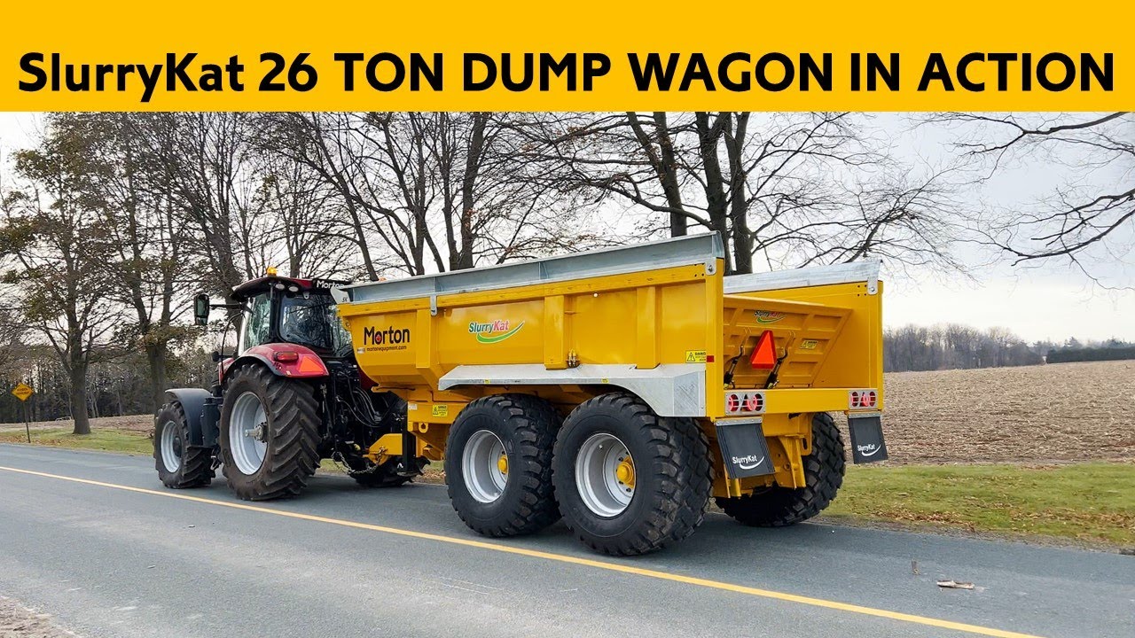 SlurryKat 26 Ton Dump Wagon IN ACTION | Morton Equipment - YouTube