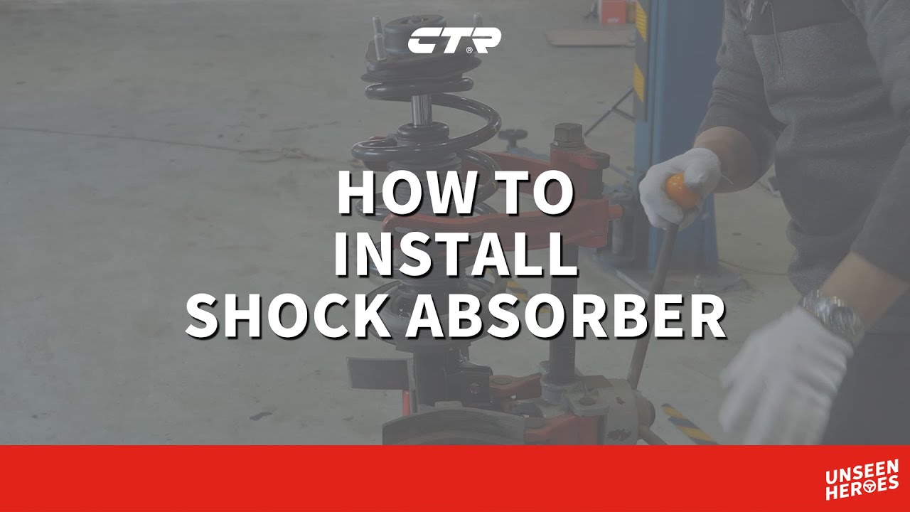 How to install shock absorber - YouTube