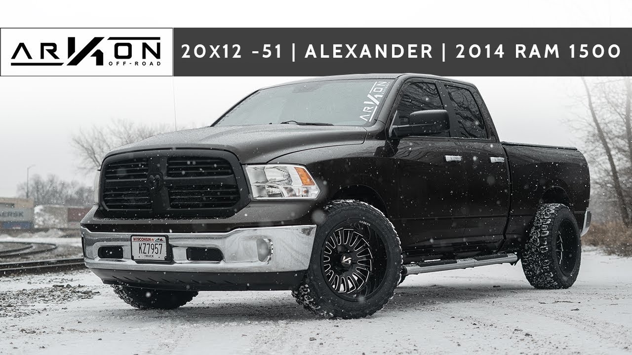 ARKON | Alexander 20x12 -51 | 2014 RAM 1500 - YouTube