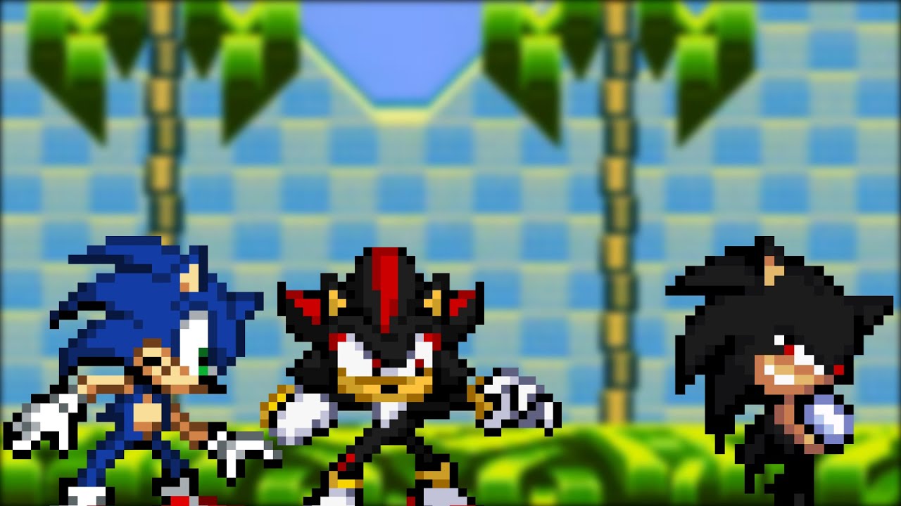 Sonic and Shadow Vs Evil Sonic - YouTube