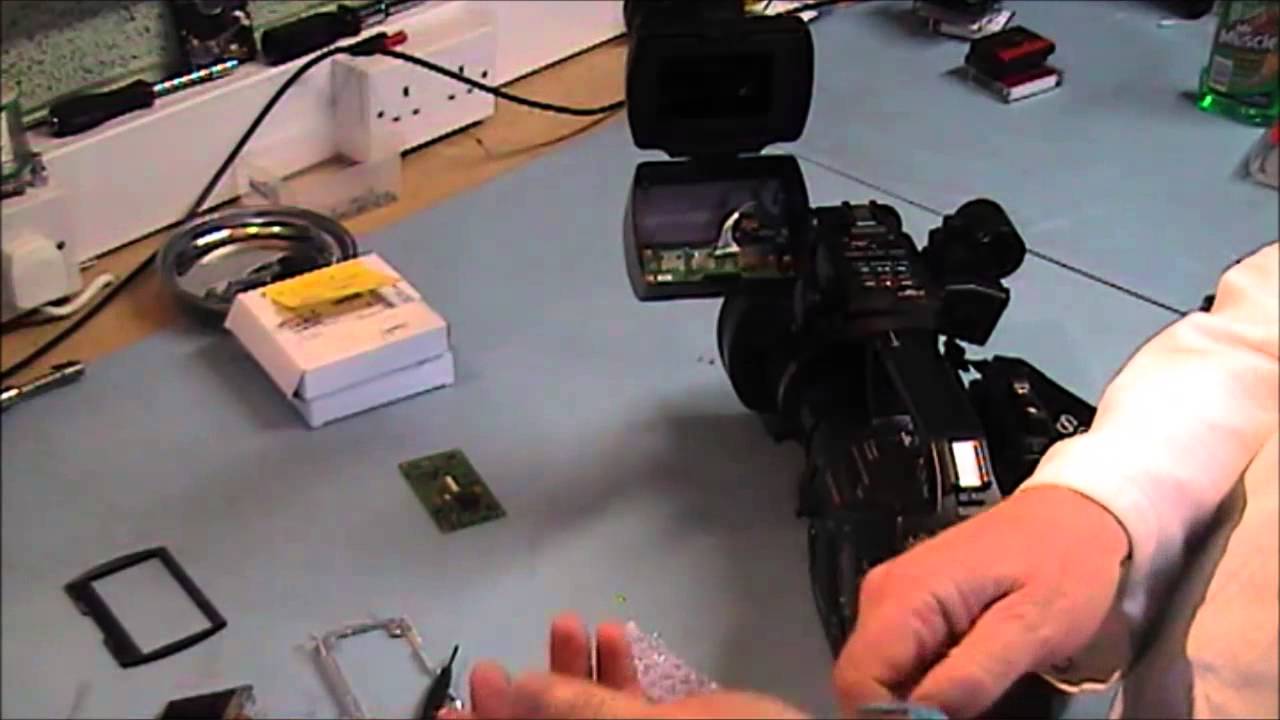 Sony PMW-EX3 LCD Screen Replacement procedure - YouTube