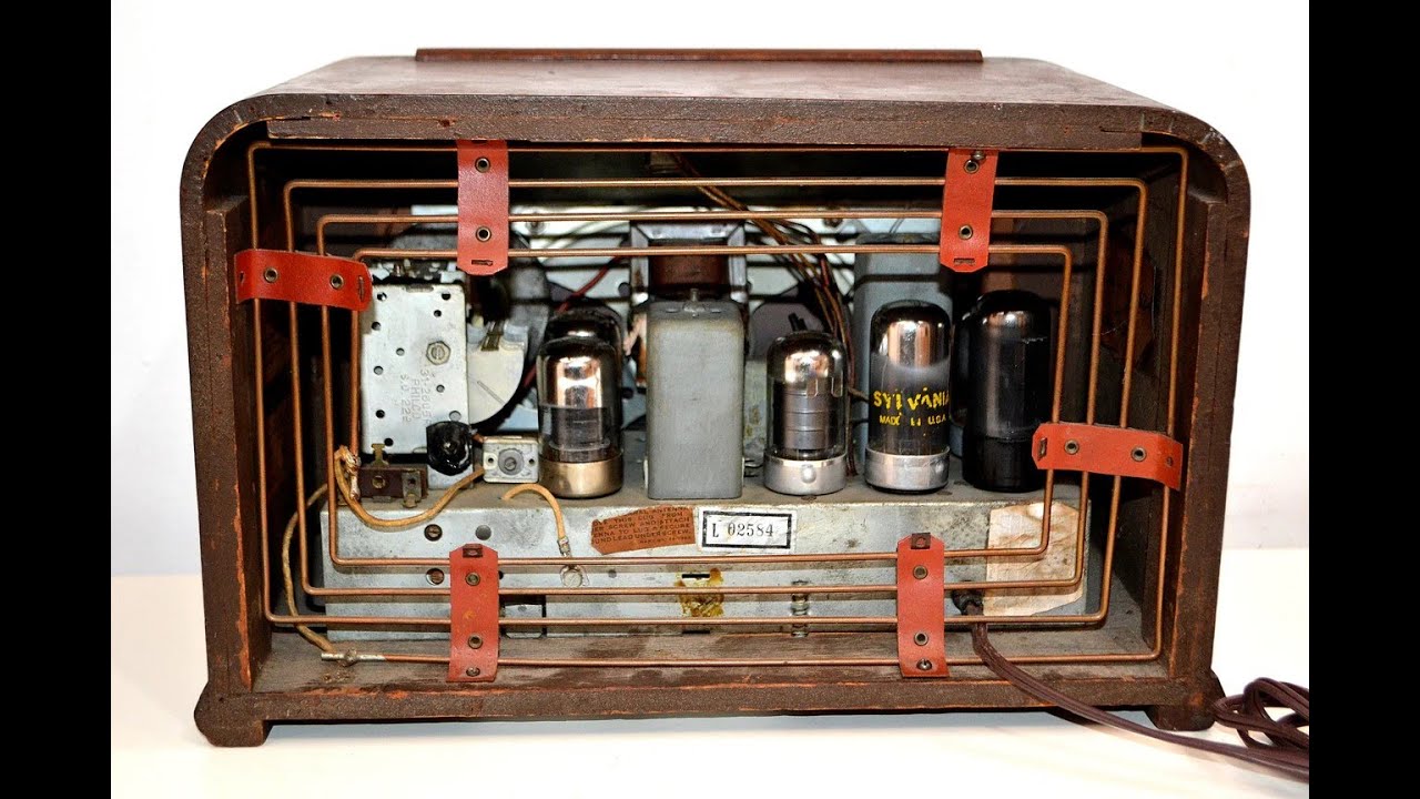 Philco Model 42-322 Tube Radio Video #13 - Loop Antenna Mock Up - YouTube