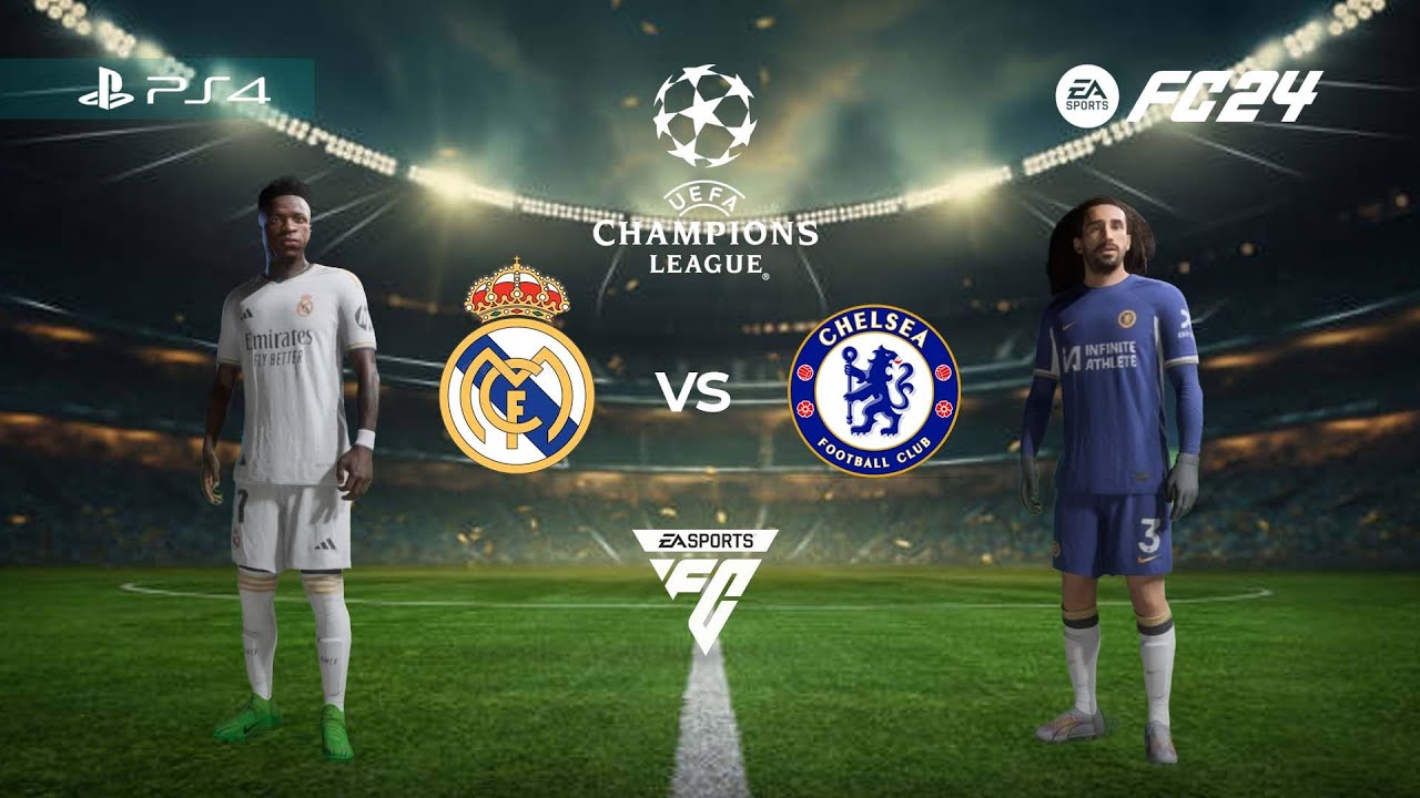 FC 24 PS4 - Real Madrid vs Chelsea | UEFA Champions League 24/25 - YouTube