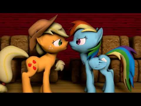 Applejack x Rainbow Dash :3
