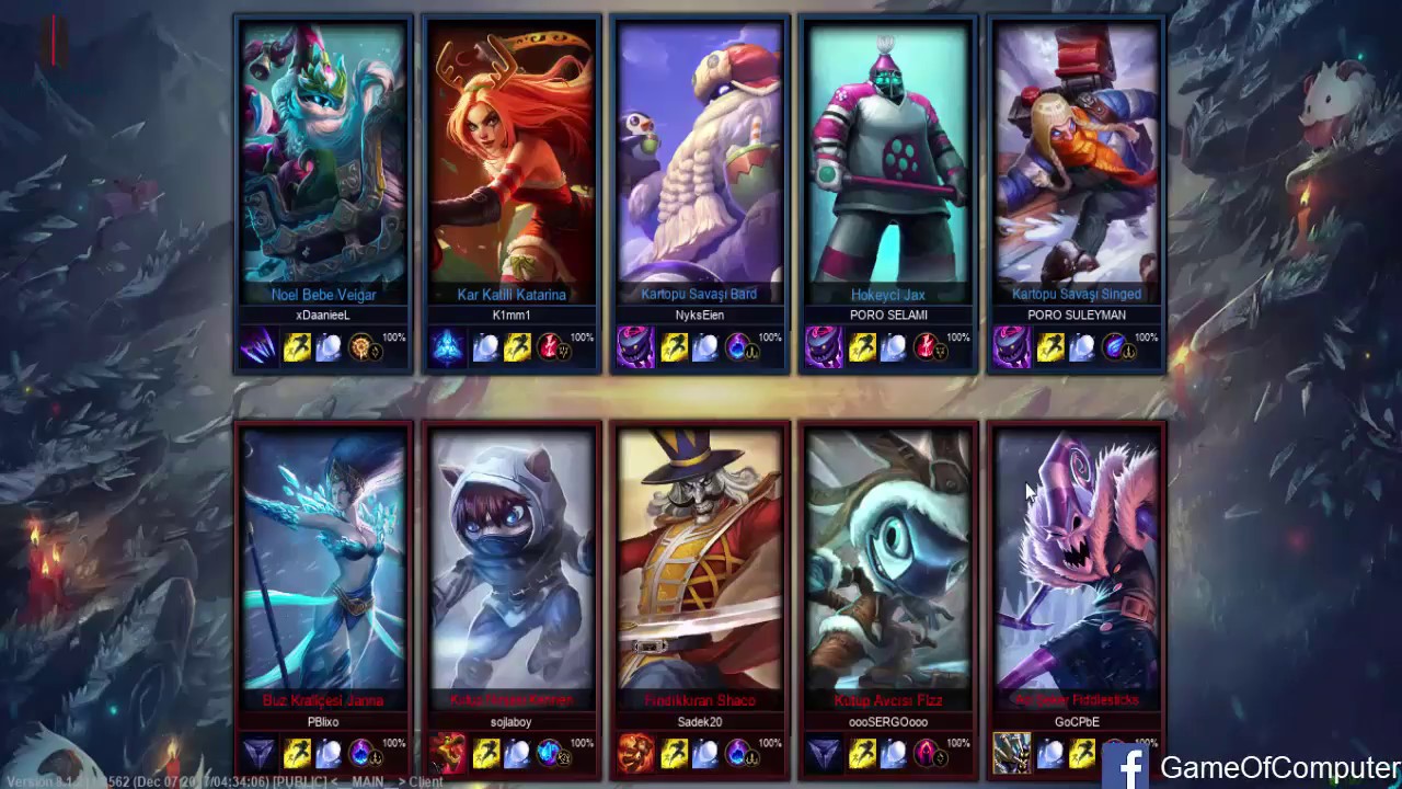 LoL | Kartopu Savaşı URF Modu PBE | Fiddlesticks | League of Legends ...