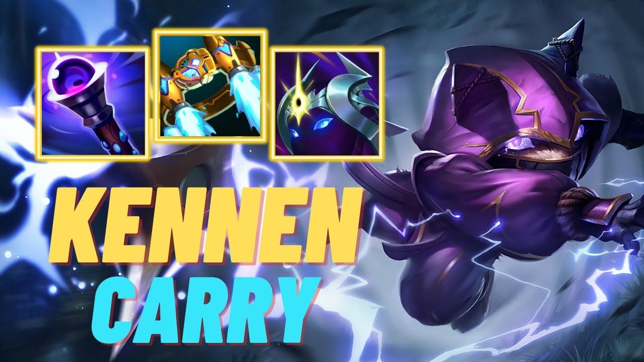 CHALLENGER KENNEN MAIN CARRIES HIS TEAM - KENNEN MID GAMEPLAY S13 - YouTube