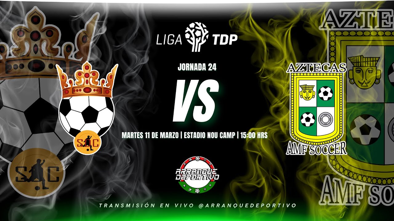 Club Sangre de Campeón VS Club Aztecas AMF Soccer Aragón | J23 | GRUPO ...