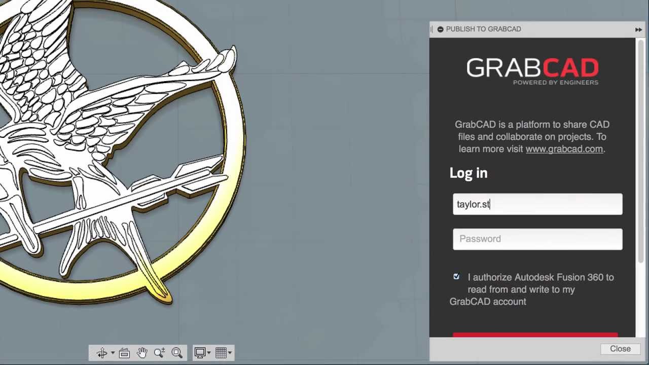 Fusion 360: Publish Directly to GrabCAD - YouTube
