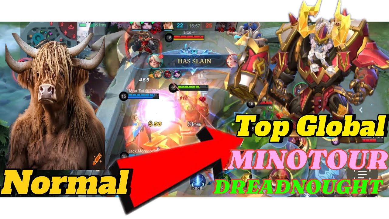 Dreadnought Minotaur New Special Skin is here!2023#MLBB# - YouTube