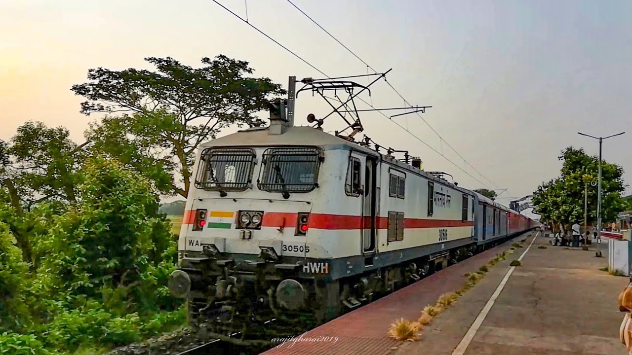 PUSH PULL TRIALS FOR HOWRAH RAJDHANI EXPRESS - EASTERN RAILWAY ...