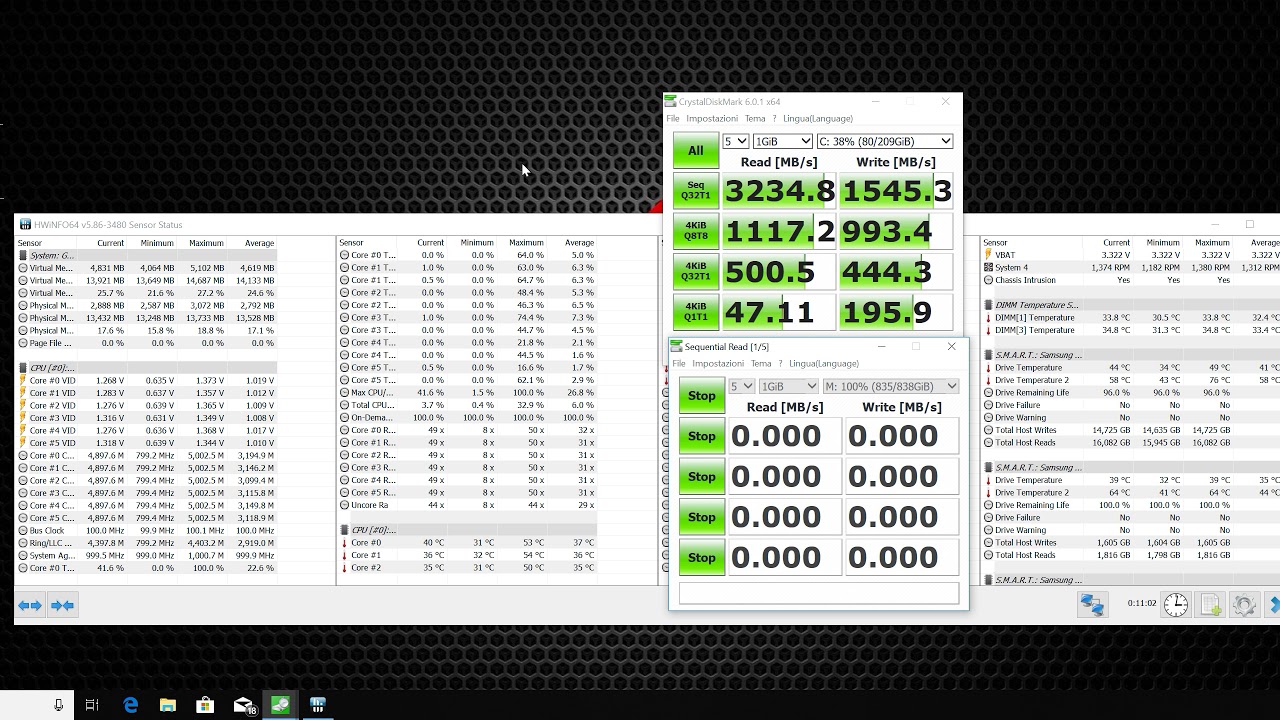 test temp m.2 - YouTube