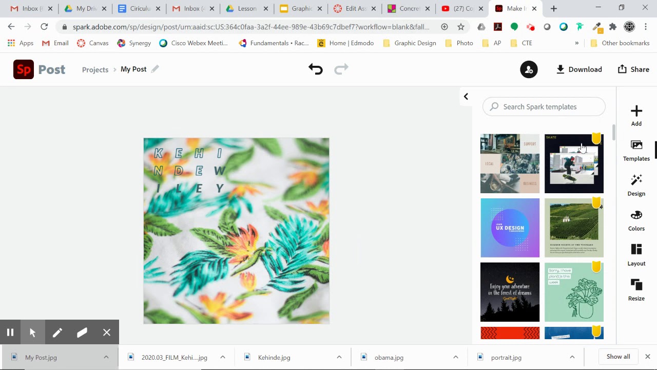 Adobe Spark Poster - YouTube