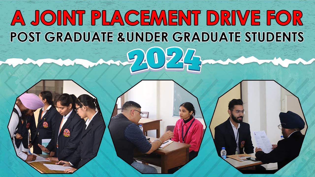 A JOINT PLACEMENT DRIVE FOR POSTGRADUATE & UNDERGRADUATE STUDENTS - YouTube