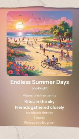 Endless summer days Short #music #ai #shorts - YouTube