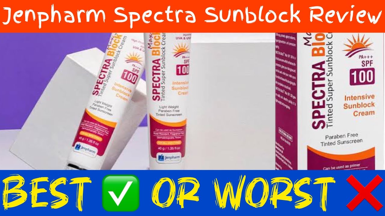 Jenpharm max Spectra Block SPF 100 super sunblock cream |jenpharm ...