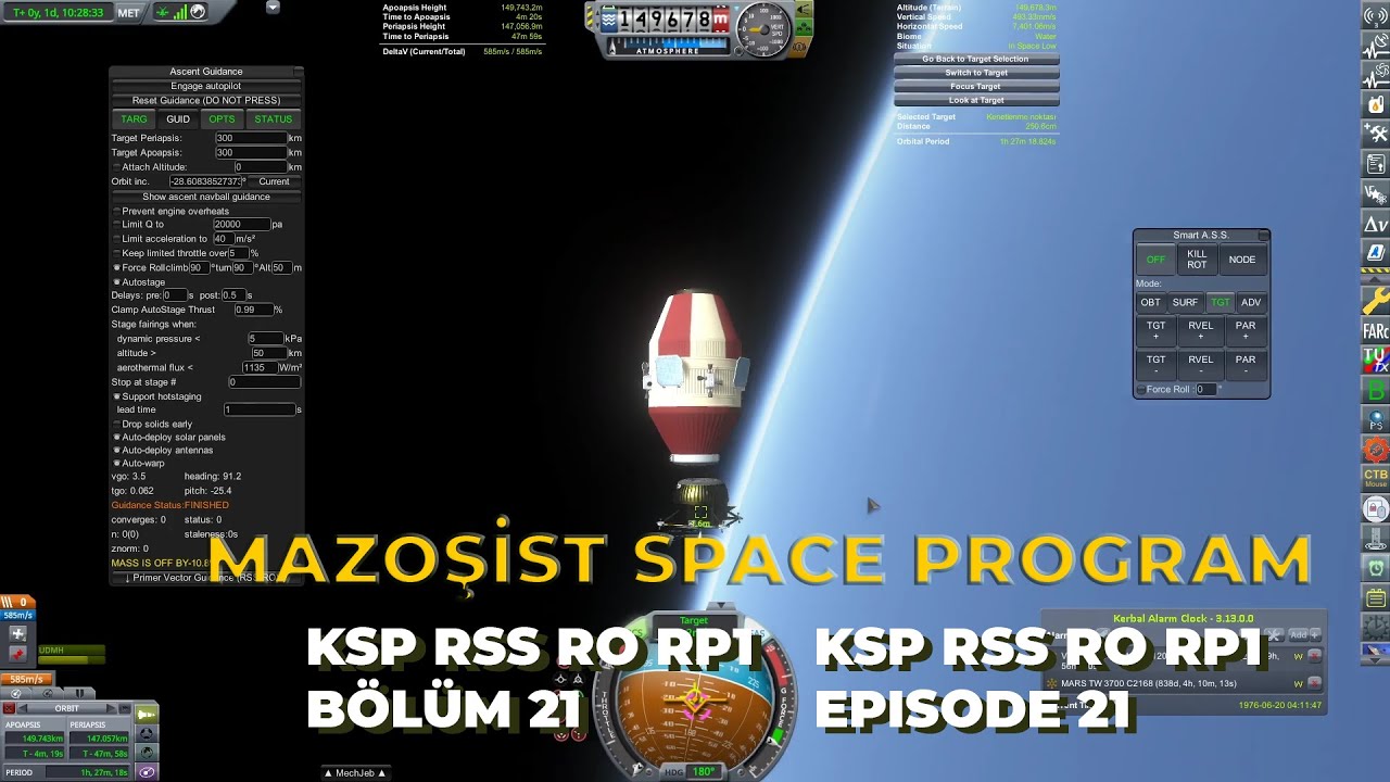MAZOŞİST SPACE PROGRAM BÖLÜM 21 TÜRKÇE KSP RSS RO RP1 DOCKING NEDİR ...