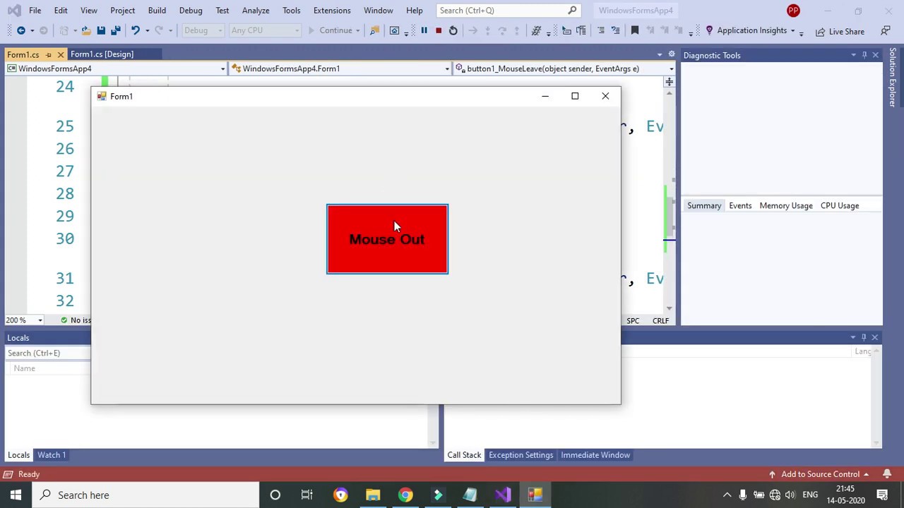 3 Visual C Event Handling Hindi Youtube