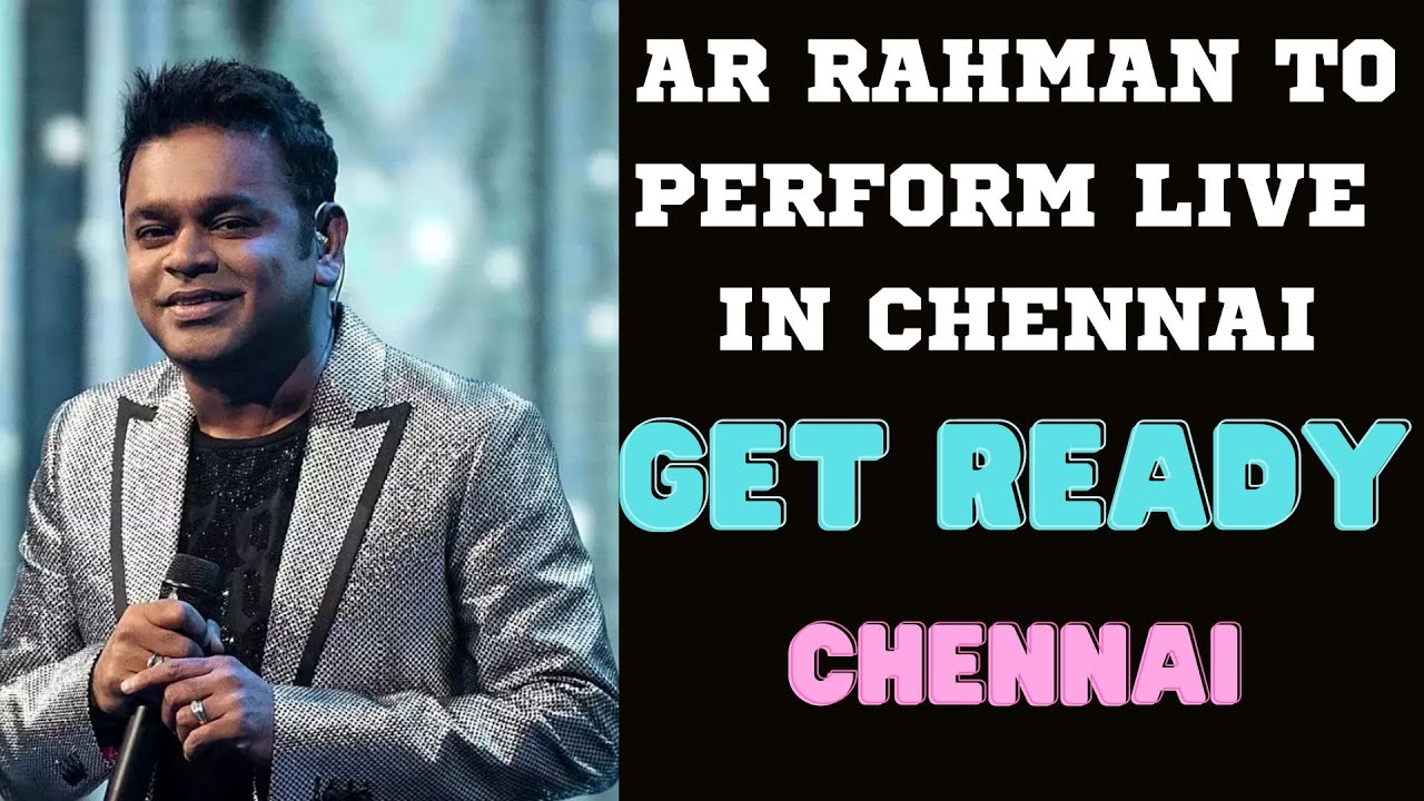 ar rahman live concert 2023 chennai | ar rahman live performance - YouTube