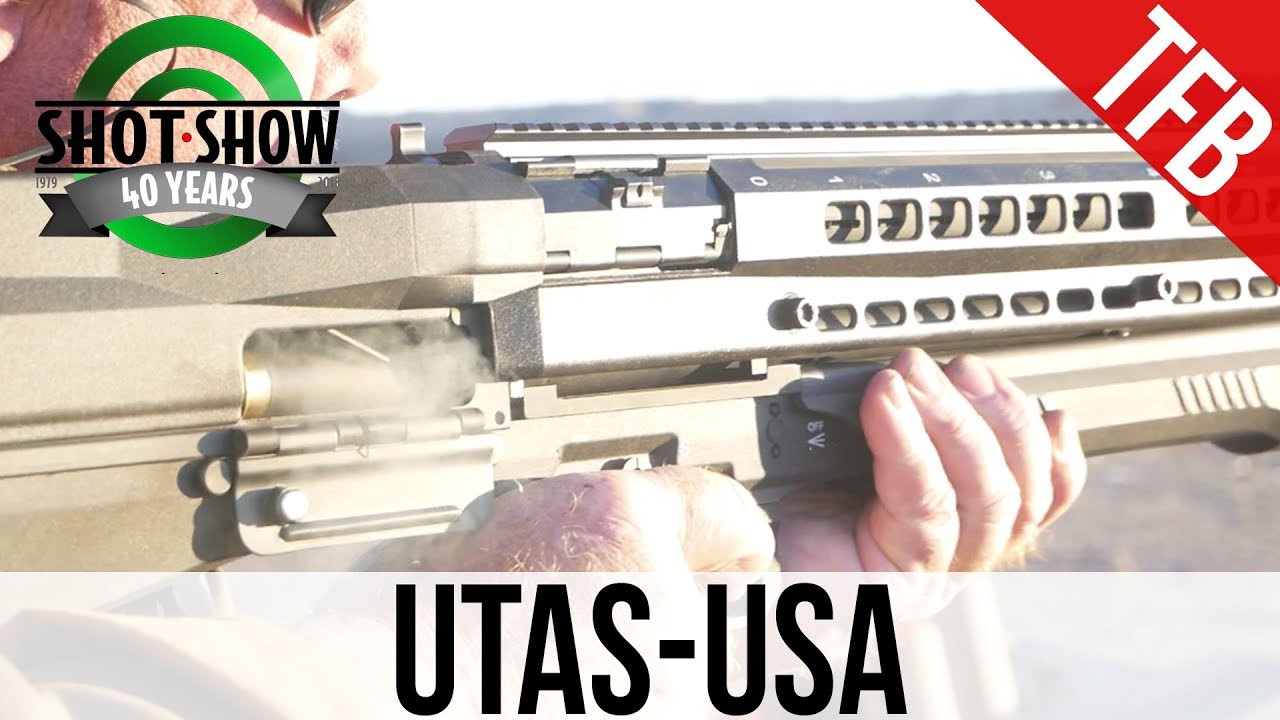 [SHOT 2018] Semiautomatic and Bullpup Shotguns of UTAS USA - YouTube