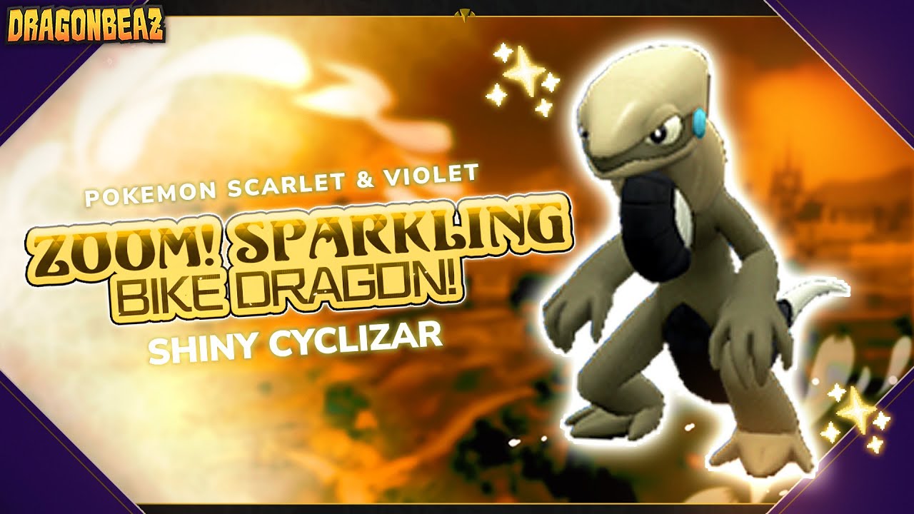 ZOOM! Sparkling Bike Dragon! | Shiny Cyclizar Reaction in Pokemon ...