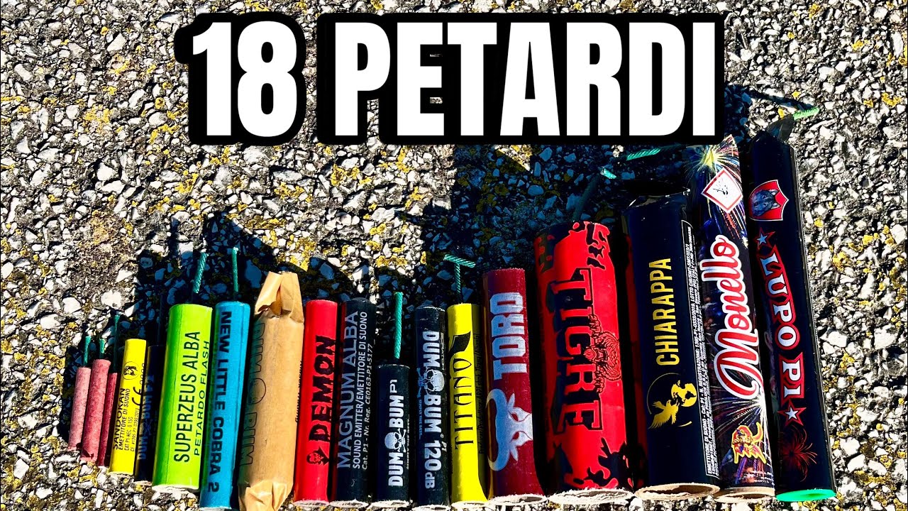 SUPER CONFRONTO TRA 18 PETARDI SPECIALE CAPODANNO - YouTube