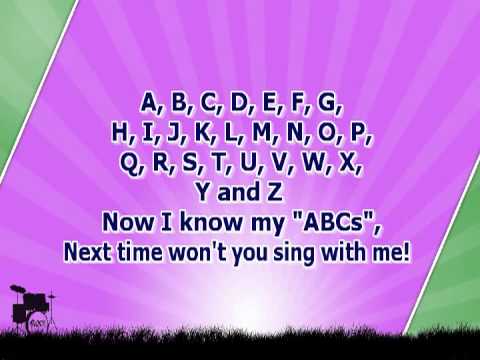 Karaoke for kids ABC Alphabet Song - YouTube