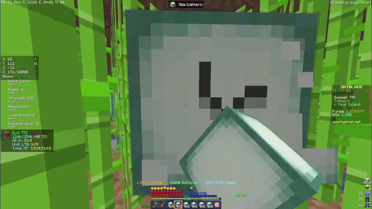 Sex Hypixel Skyblock No Commentary Youtube