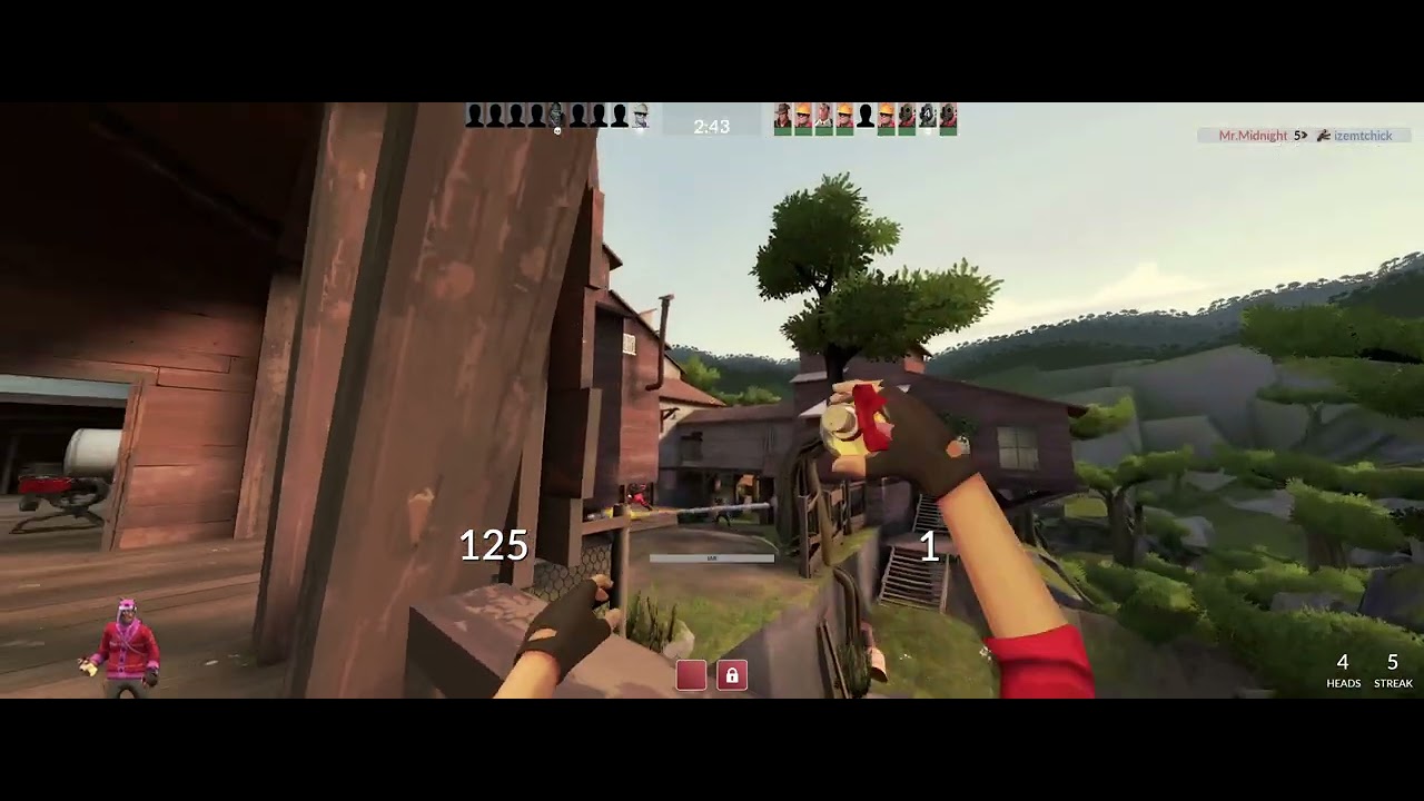 TF2: 14 Killstreak as Sniper on Mossrock - YouTube
