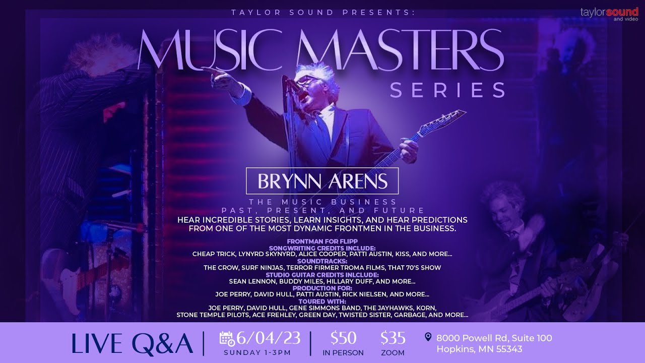 Music Masters Series - Brynn Arens - Presented by Taylor Sound - YouTube