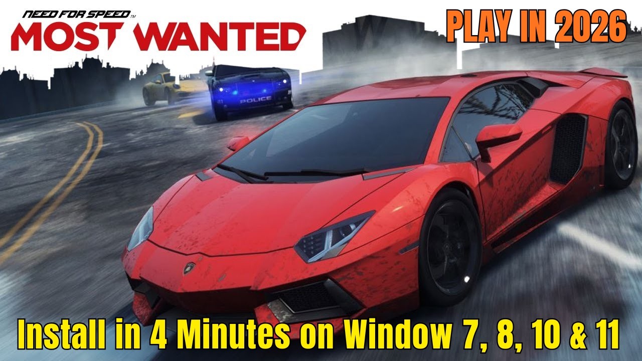 How to Download & Install NFS Most Wanted 2012 on Windows 7, 8, 10 & 11 ...