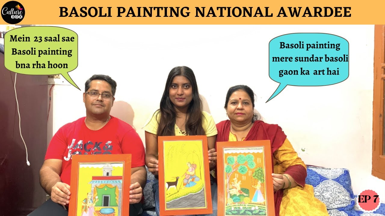 Ep-07 Basoli Painting National Awardee - All organic color used ...