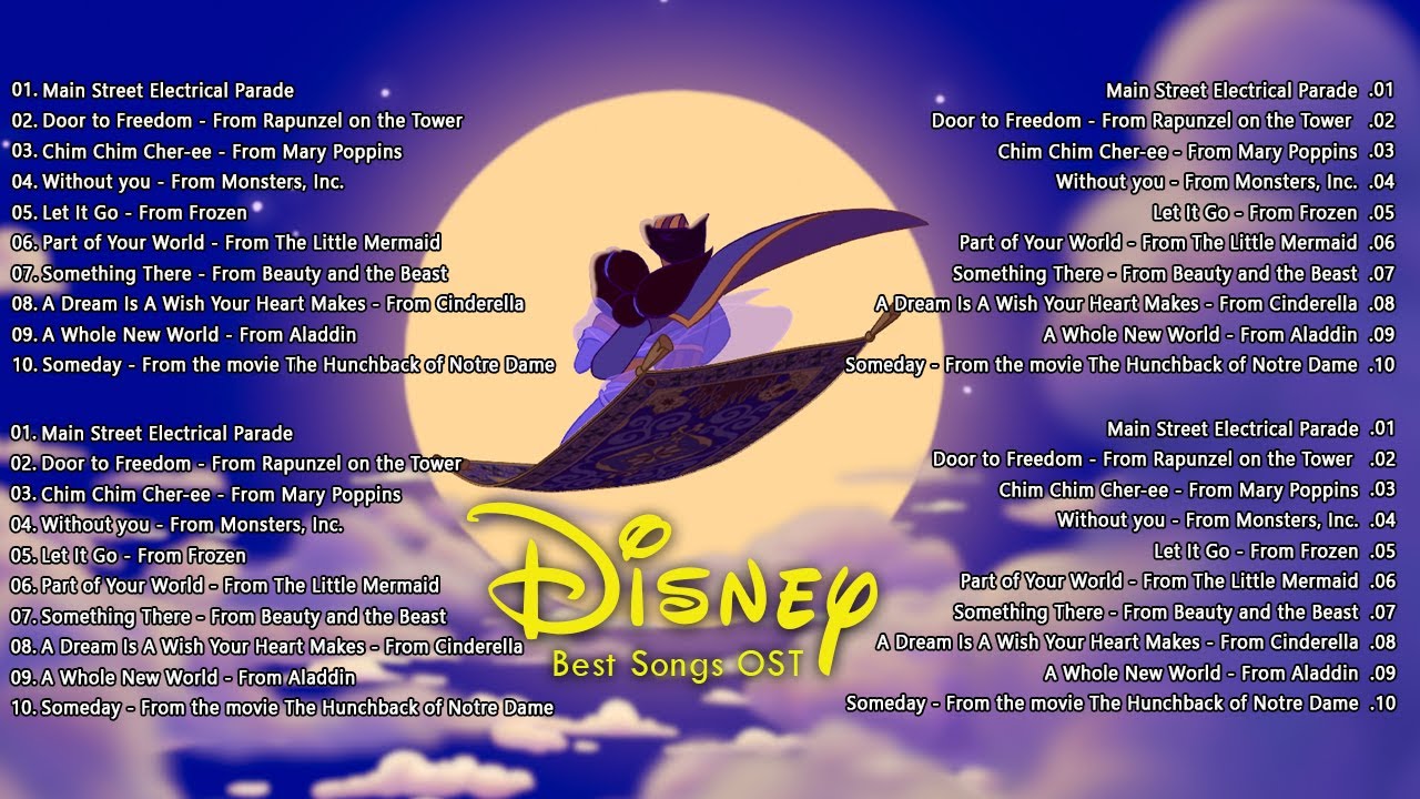 [Disney Deep Sleep] - Best Disney Music OST - Disney musci box ...