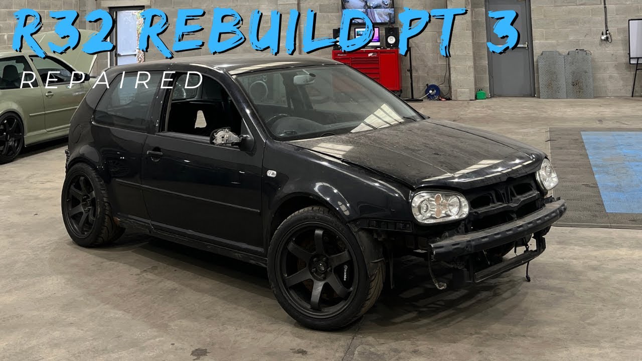 Rebuilding a scrap R32 PT3 (damage repair) - YouTube